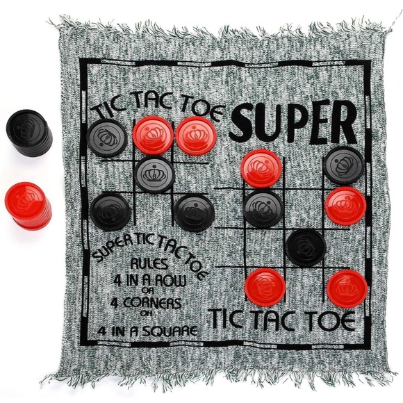 Toys | 3 In 1 Giant Checkersmega Tic Tac Toe Regular Tic Tac Toe | Poshmark